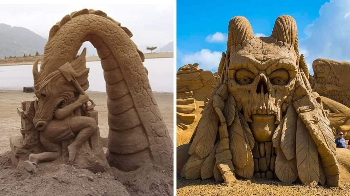 15 sculture di sabbia facili da rovinare e quasi impossibili da costruire